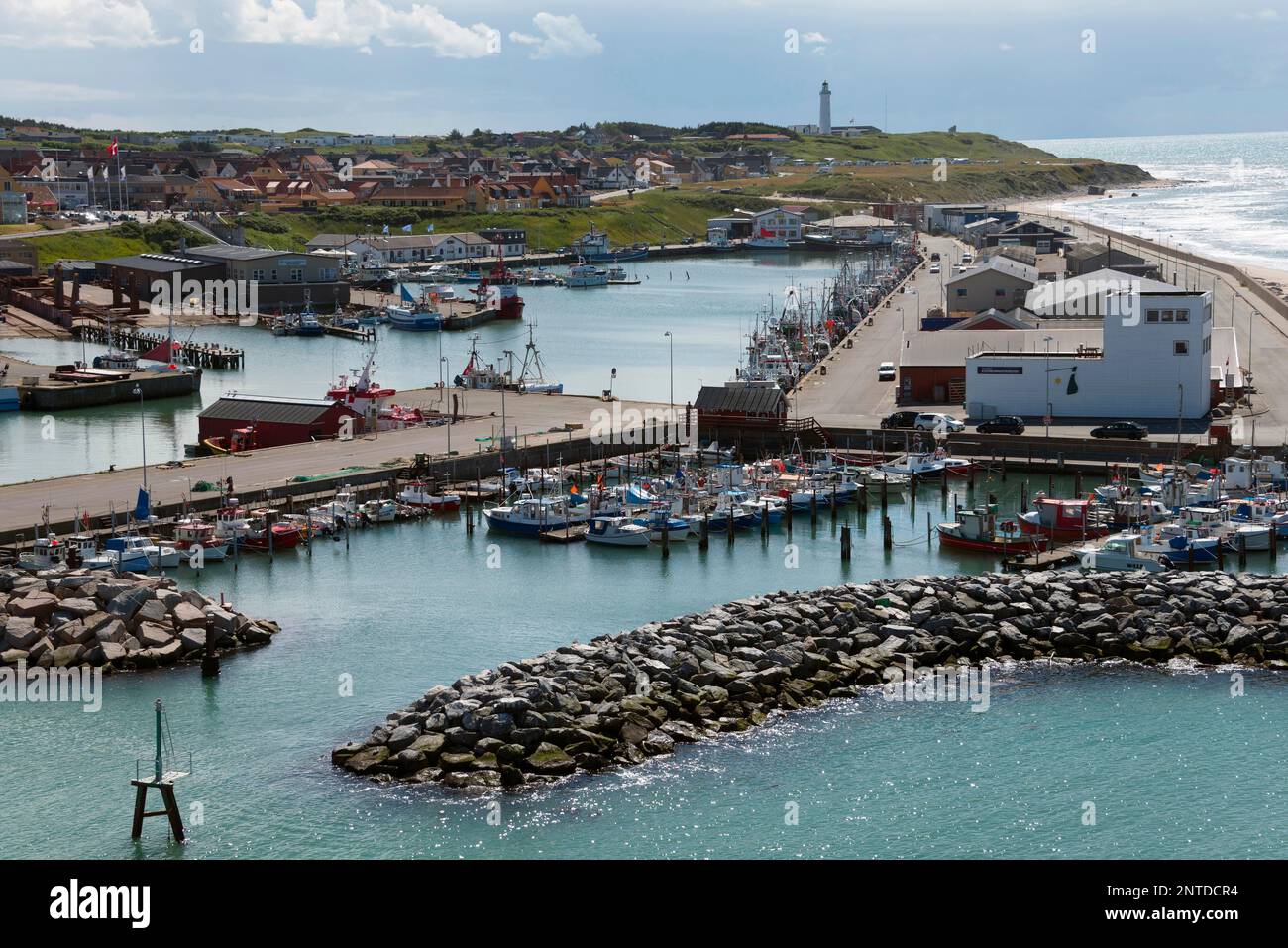 Harbour, Hirtshals, Jutland, Denmark Stock Photo - Alamy