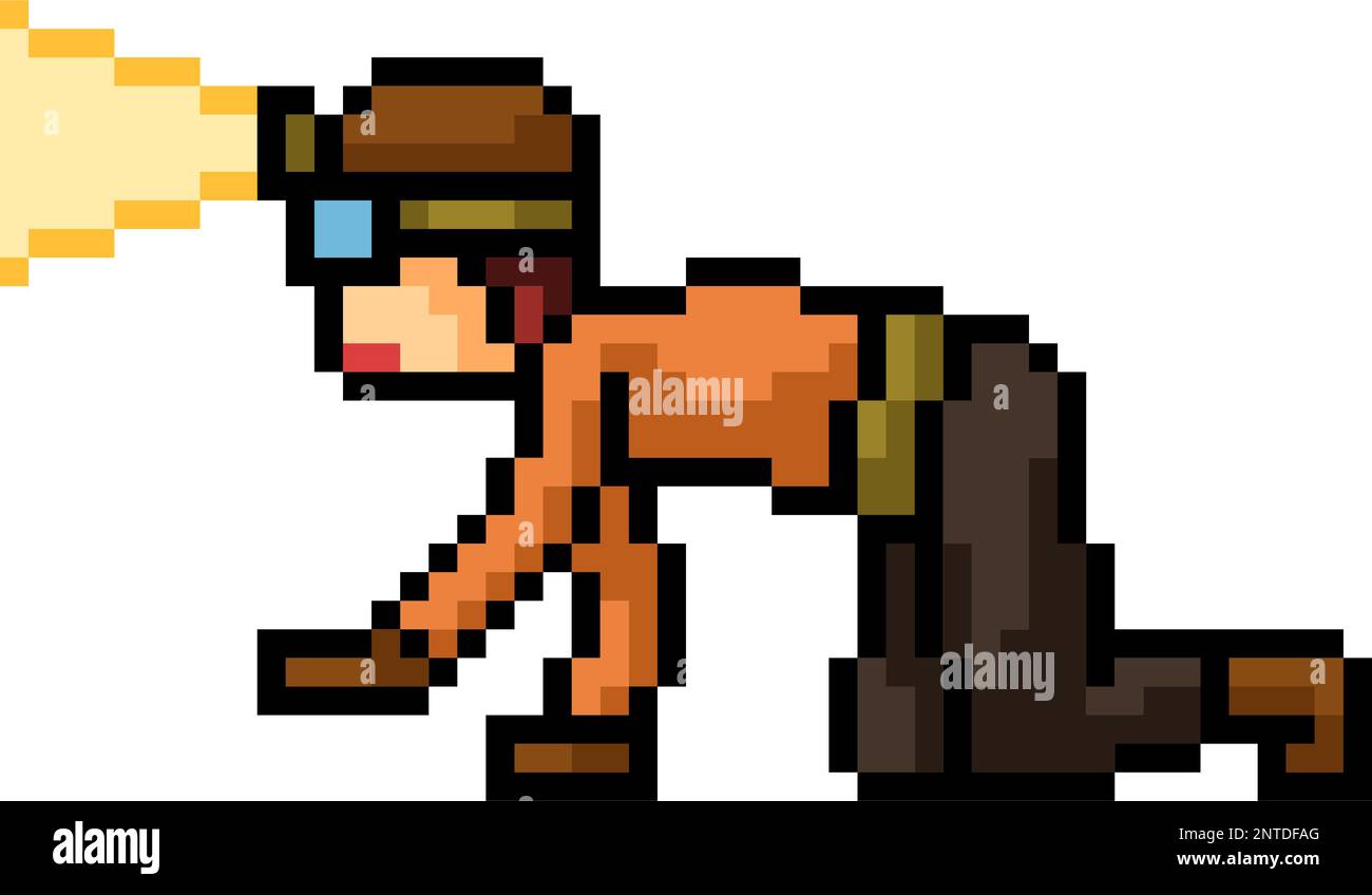 Pixel art adventure Stock Vector Images - Alamy