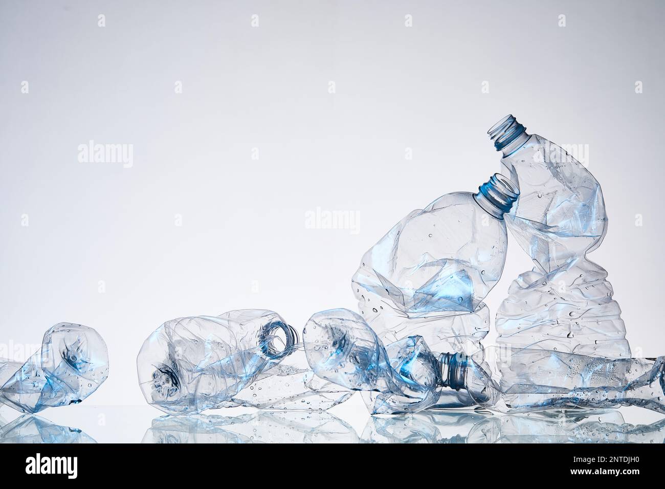 Recyclable plastic disposables to prevent environmental pollution Stock ...