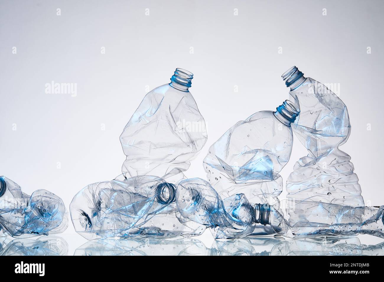 Recyclable plastic disposables to prevent environmental pollution Stock ...