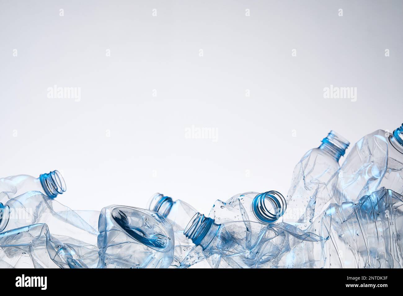 Recyclable plastic disposables to prevent environmental pollution Stock ...