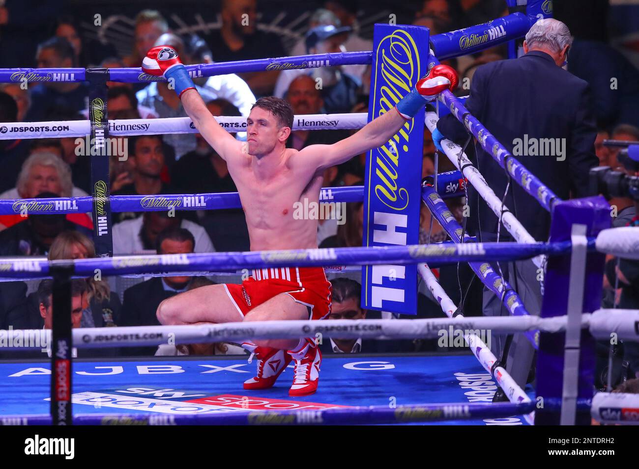 NEW YORK, NY - JUNE 01: Callum Smith of England is introduced prior to ...