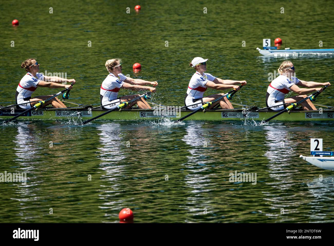 From left, Michaela Staelberg, Julia Lier, Franziska Kampmann and ...