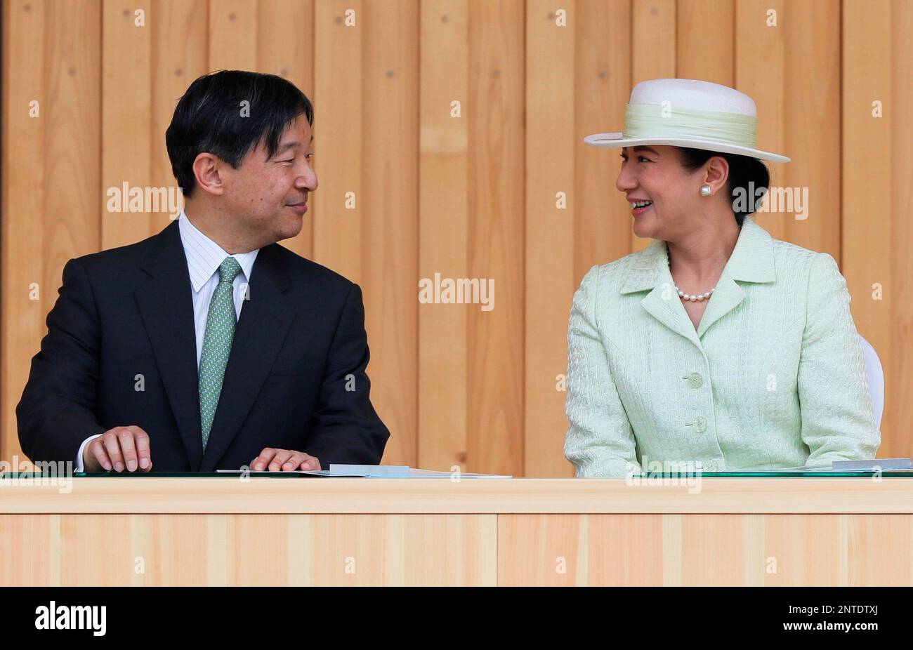 Japan's Emperor Naruhito and Empress Masako attend the tree-planting ...