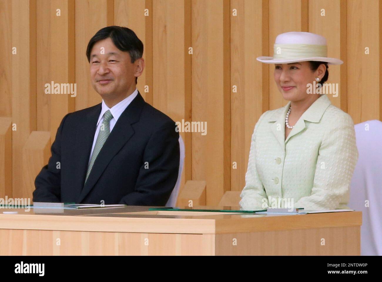 Japan's Emperor Naruhito and Empress Masako attend the tree-planting ...