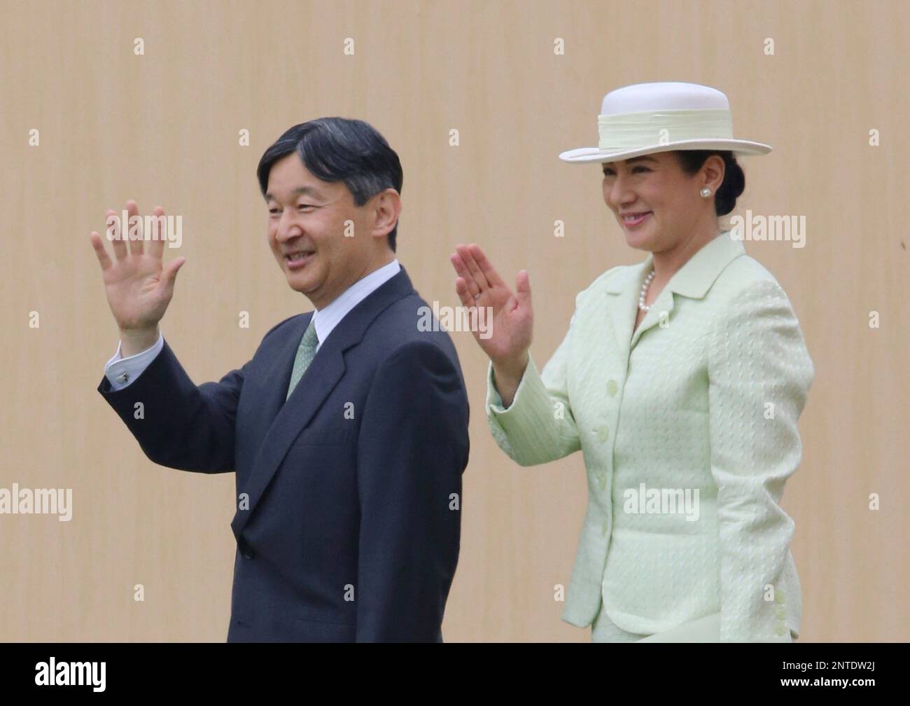 Japan's Emperor Naruhito and Empress Masako attend the tree-planting ...