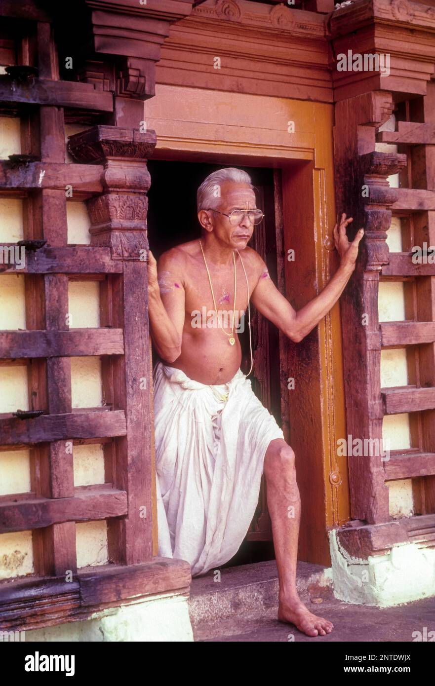 Namboodiri (Clan) in Thirunakkara Siva temple, Kottayam, Kerala, India ...