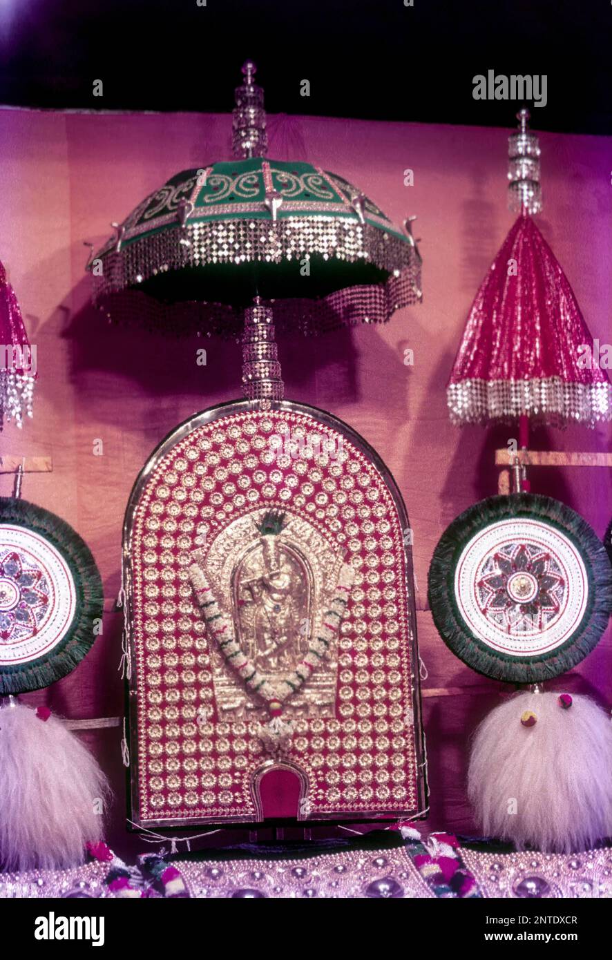 Chamayam, display of things to be used for Thrissur Trichur Pooram ...