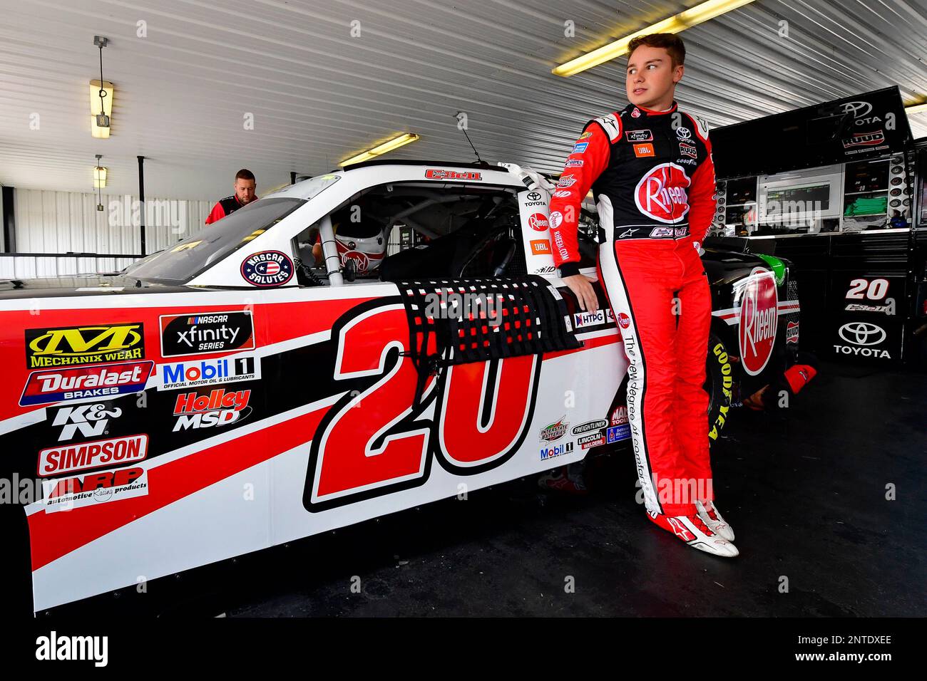 #20: Christopher Bell, Joe Gibbs Racing, Toyota Supra Rheem during ...