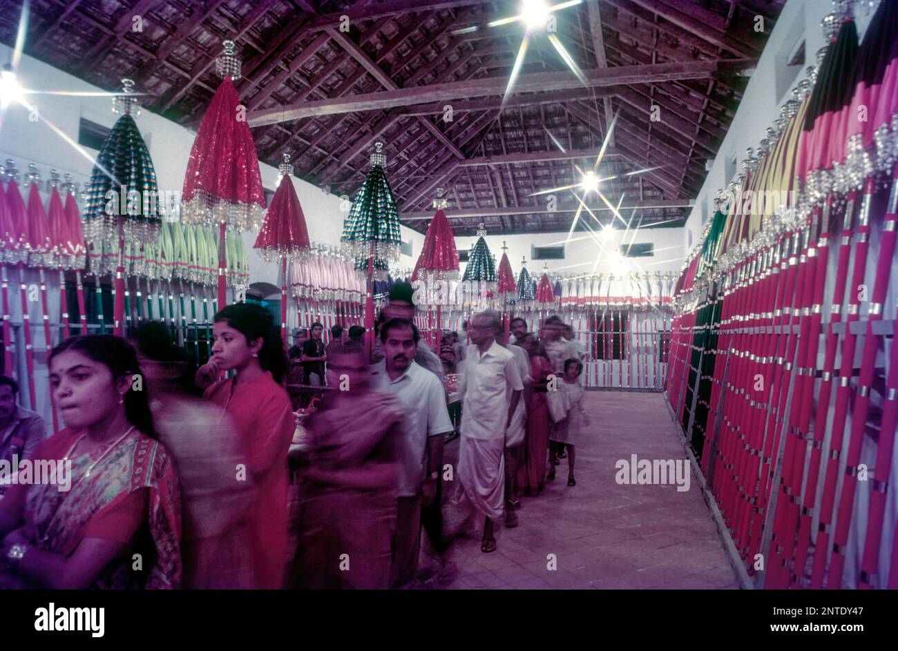 Chamayam, a display of Pooram festivel ornaments in Thrissur Trichur ...