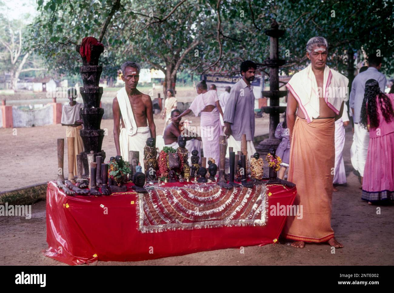Parabrahma temple at Oachira, Kerala, South India, India, Asia Stock ...