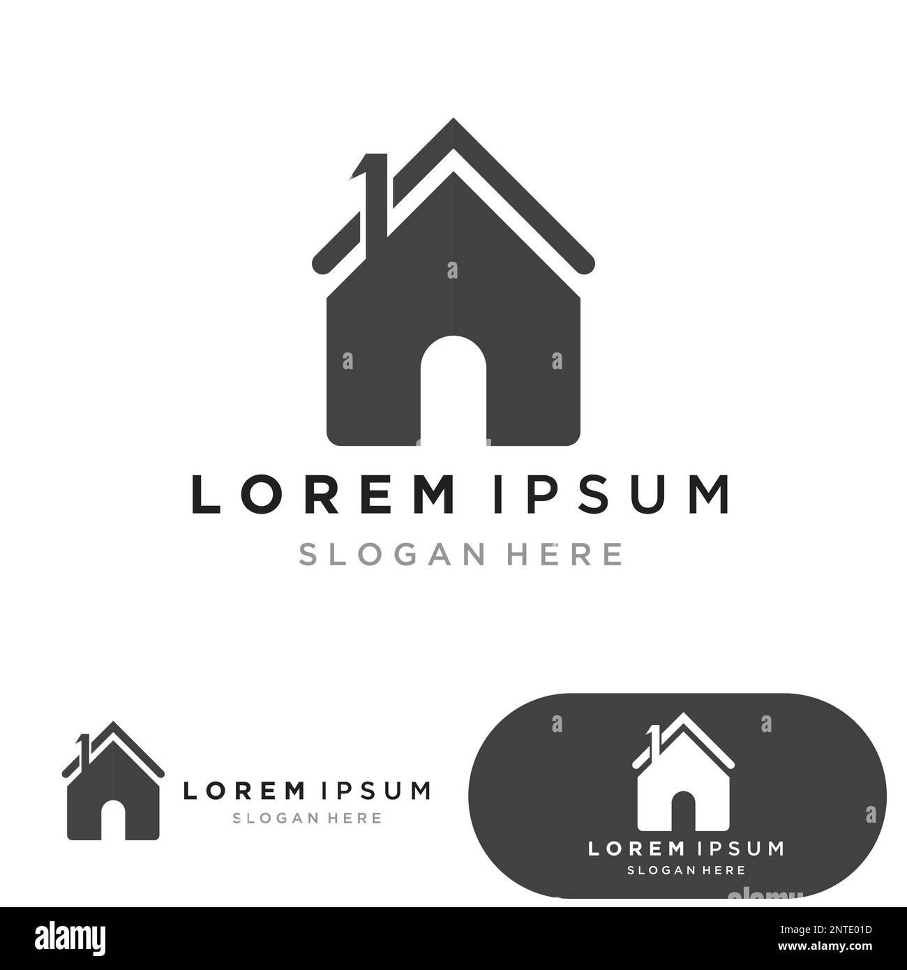 home buildings logo and symbols icons template Stock Vector Image & Art ...