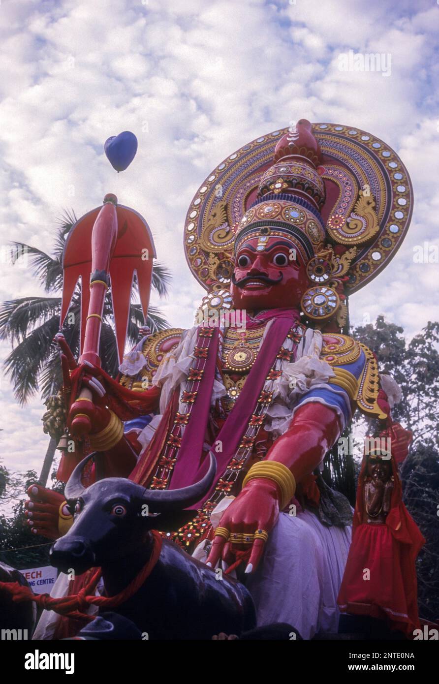 Bhima in Kumbha Bharani festival at Chettikulangara Bhagavathy temple ...
