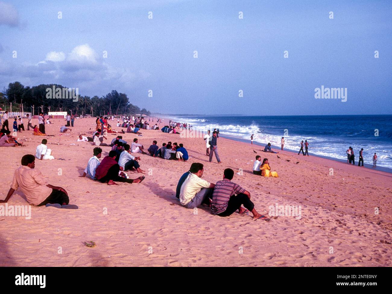 Mahatma Gandhi Beach in Kollam Quilon, Kerala, South India, India, Asia ...