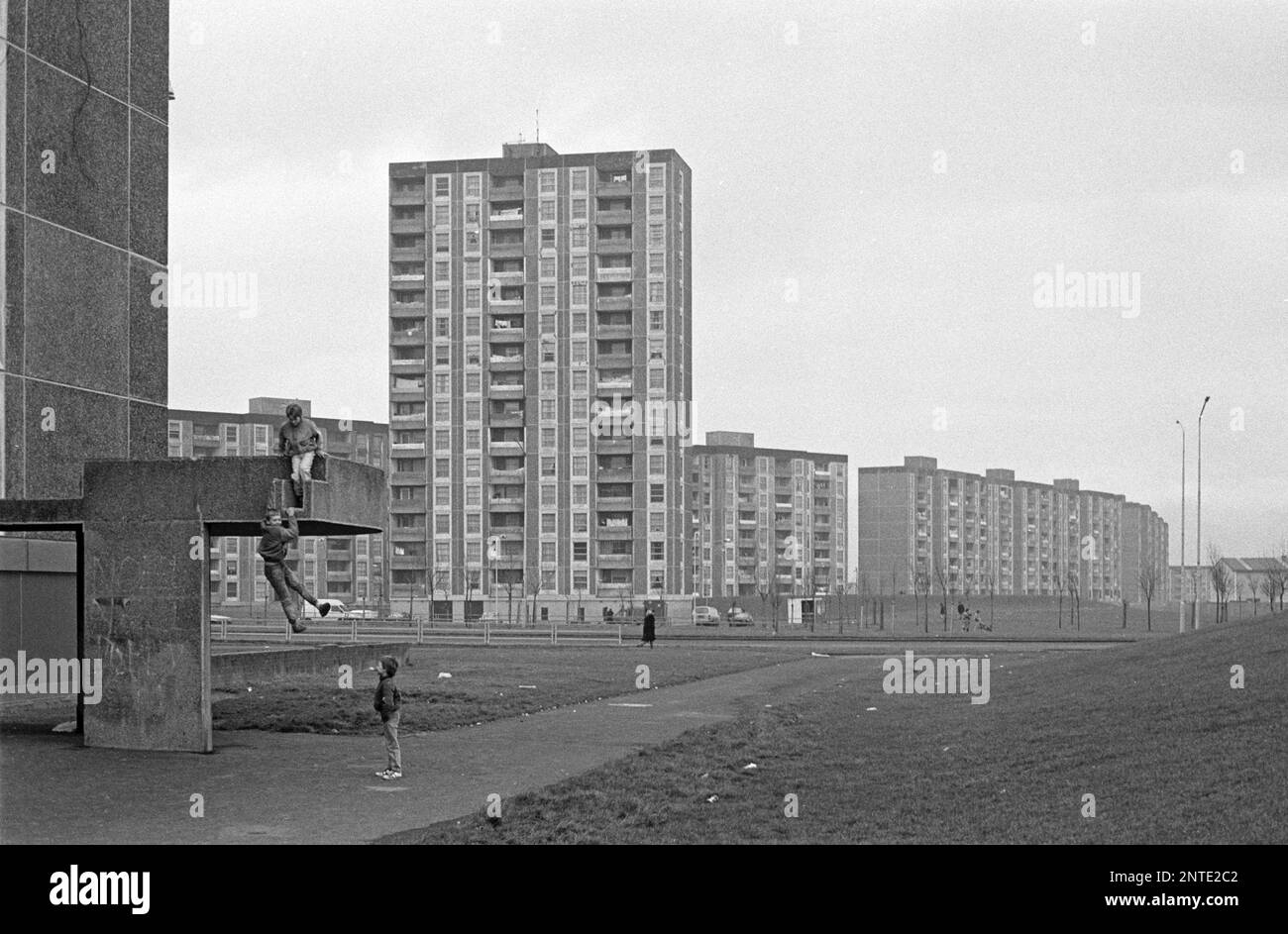 Boys on ballymun dublin Black and White Stock Photos & Images - Alamy