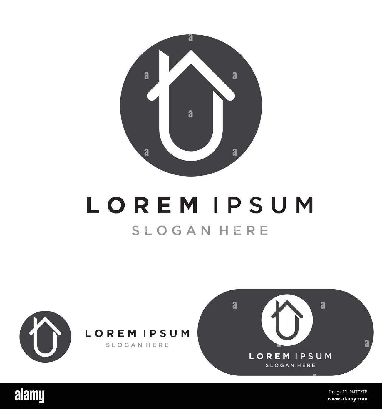 home buildings logo and symbols icons template Stock Vector Image & Art ...