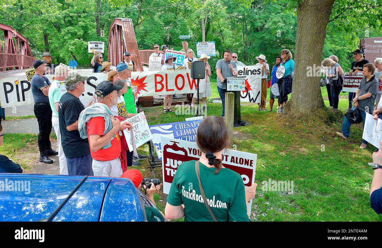 Standing just off the Western Maryland Rail Trail Thursday, May 30 ...