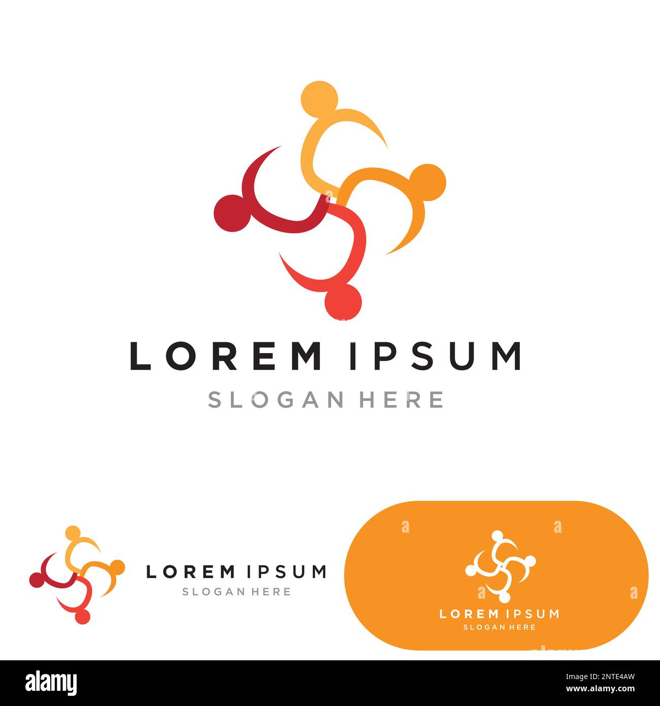 Community Logo Design Template for Teams or Groups.network and social ...