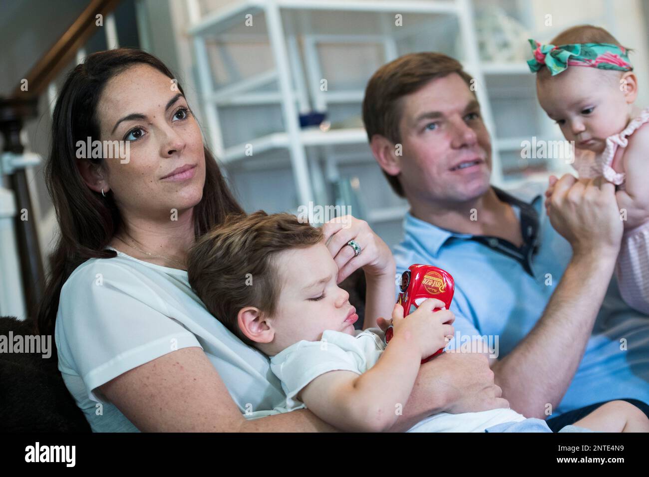 UNITED STATES - MAY 30: Rep. Eric Swalwell, D-Calif., his wife ...