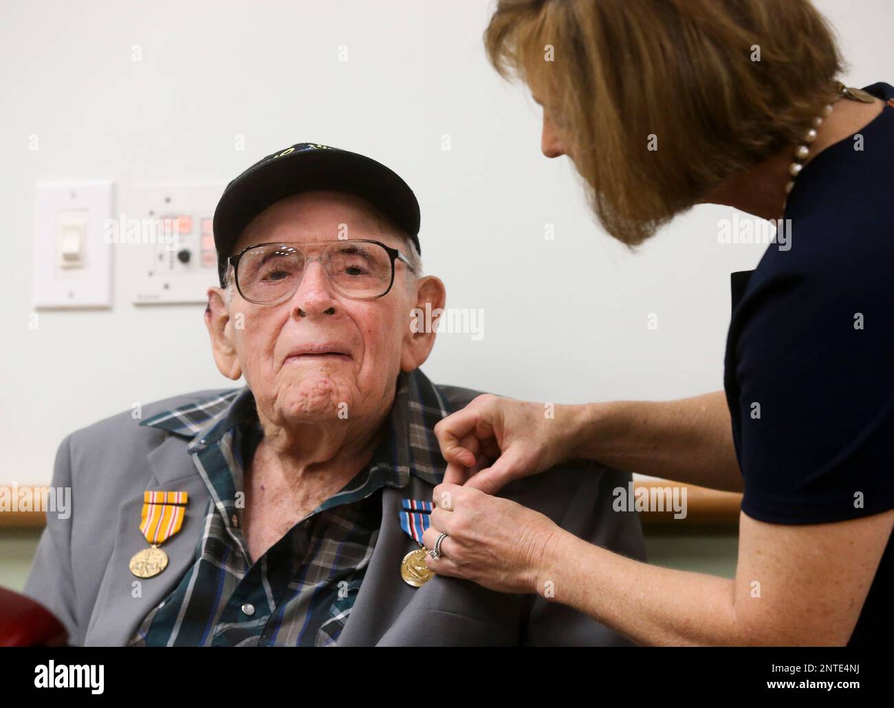 In this Friday, May 24, 2019 photo, Raymond Loring Chambers, a 93-year ...