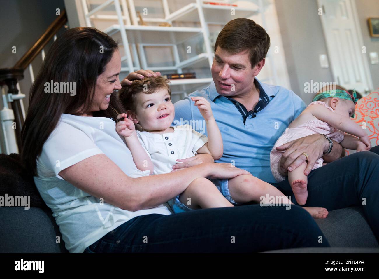 UNITED STATES - MAY 30: Rep. Eric Swalwell, D-Calif., his wife ...