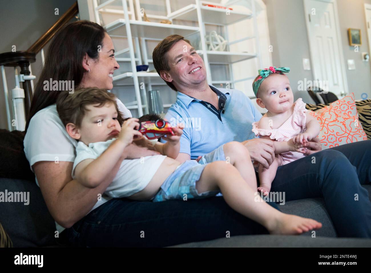 UNITED STATES - MAY 30: Rep. Eric Swalwell, D-Calif., his wife ...