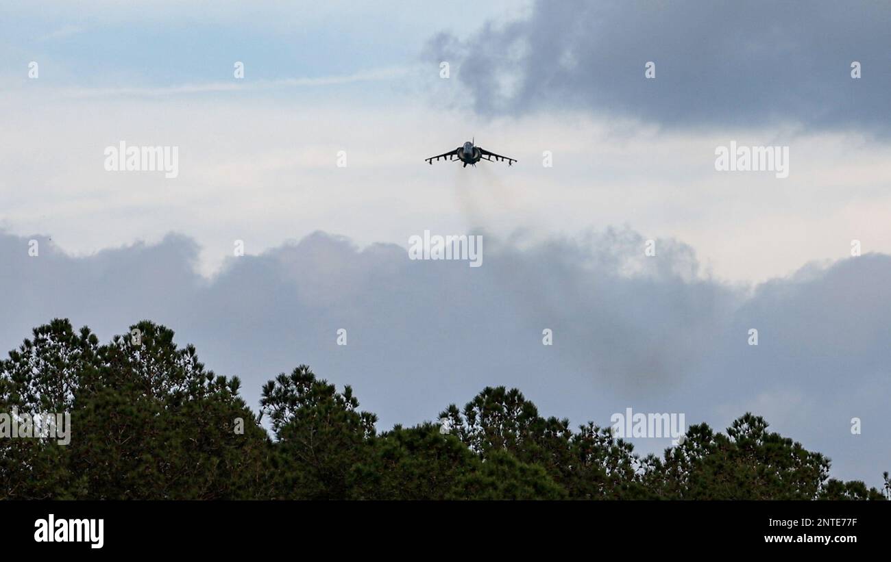 A U.S. Marine Corps pilot with Marine Attack Squadron (VMA) 223 flies ...