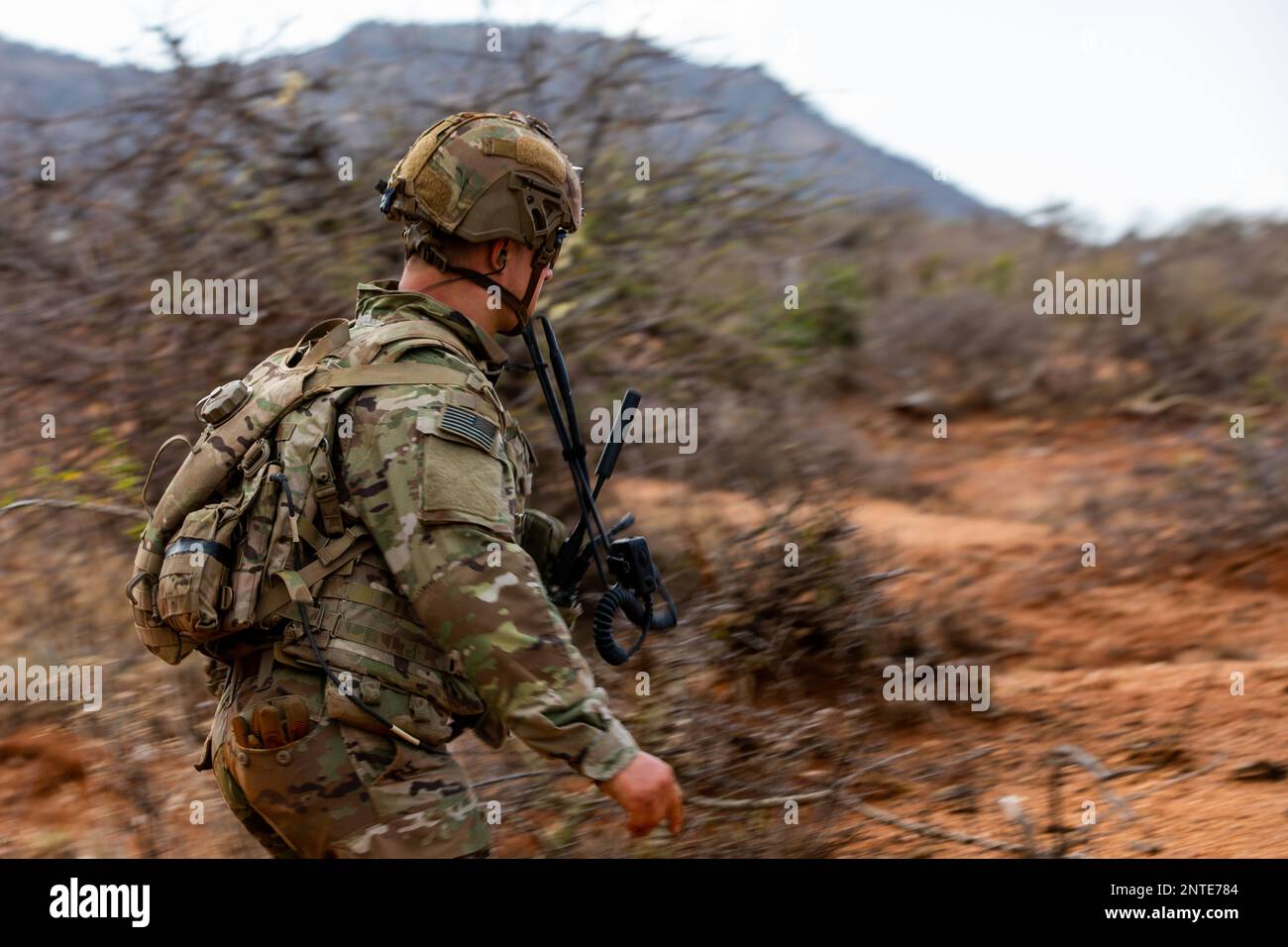 U.S. Army paratrooper, assigned to Chosen Company, 2nd Battalion, 503rd ...