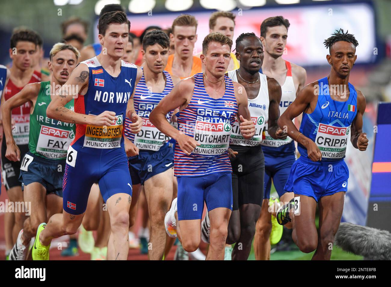 Jakob Ingebrigtsen (Norway), Andrew Butchart (GBR), Isaac Kimeli ...