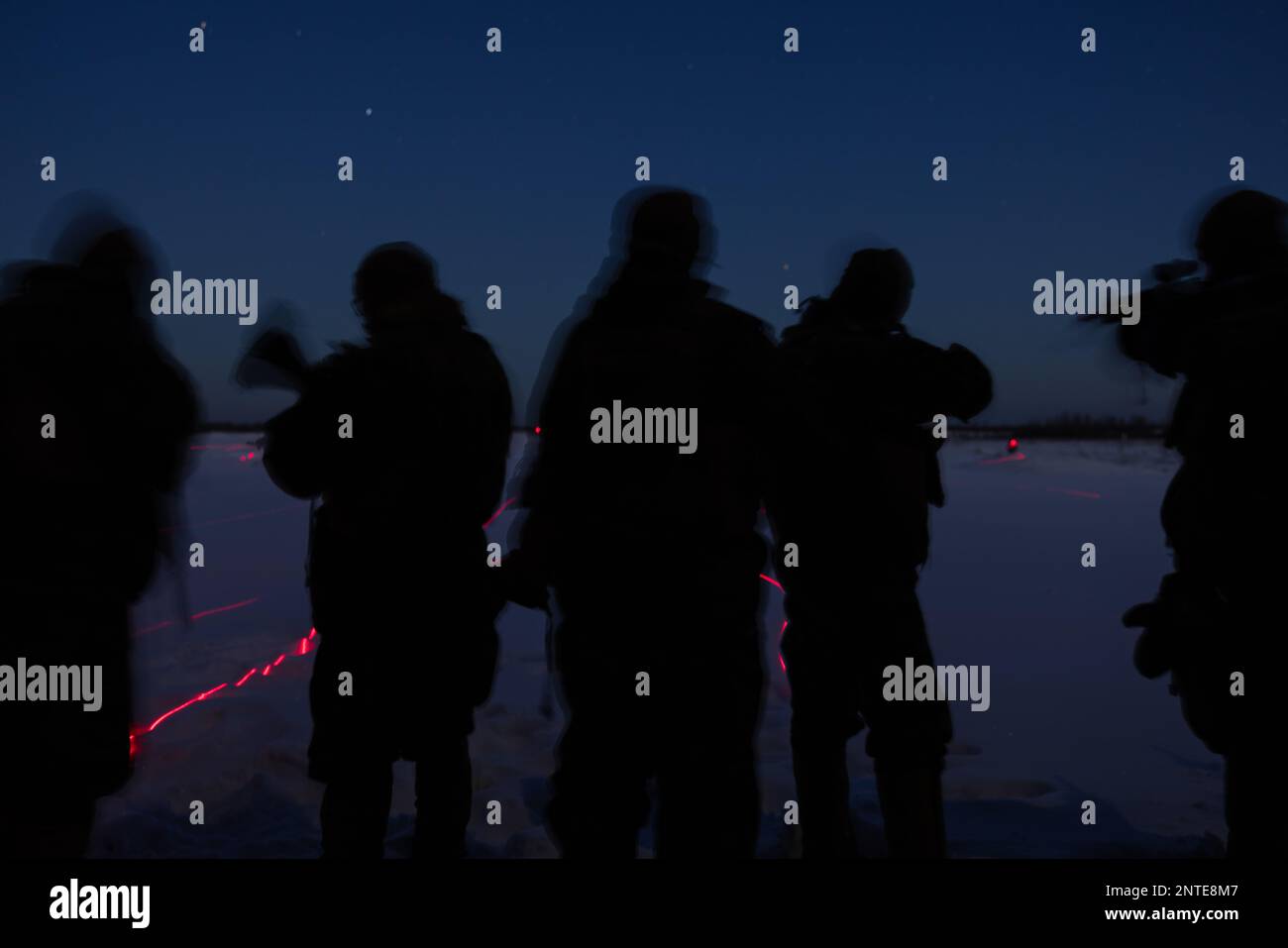 U.S. Marines with Communications Company, 2nd Landing Support Battalion ...