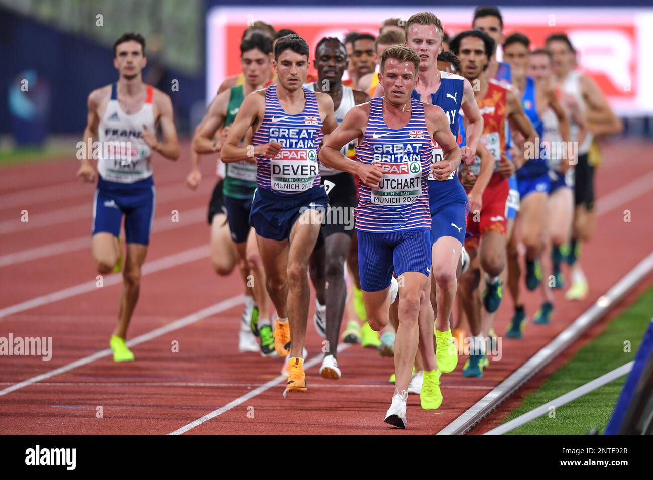 Andrew Butchart, Patrick Dever (Great Britain). 5000m. European ...