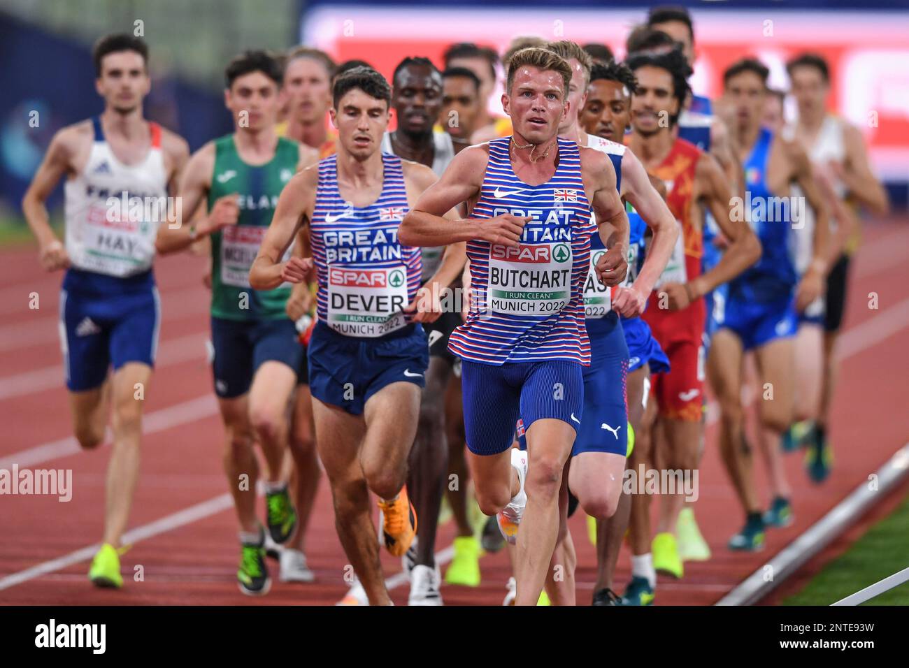 Andrew Butchart, Patrick Dever (Great Britain). 5000m. European ...