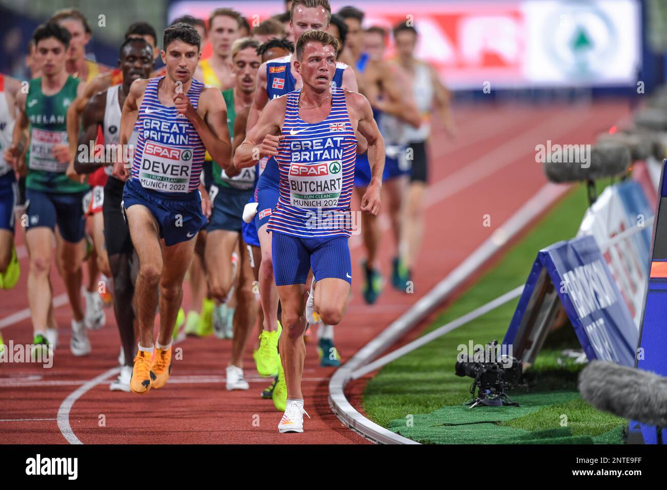 Andrew Butchart, Patrick Dever (Great Britain). 5000m. European ...