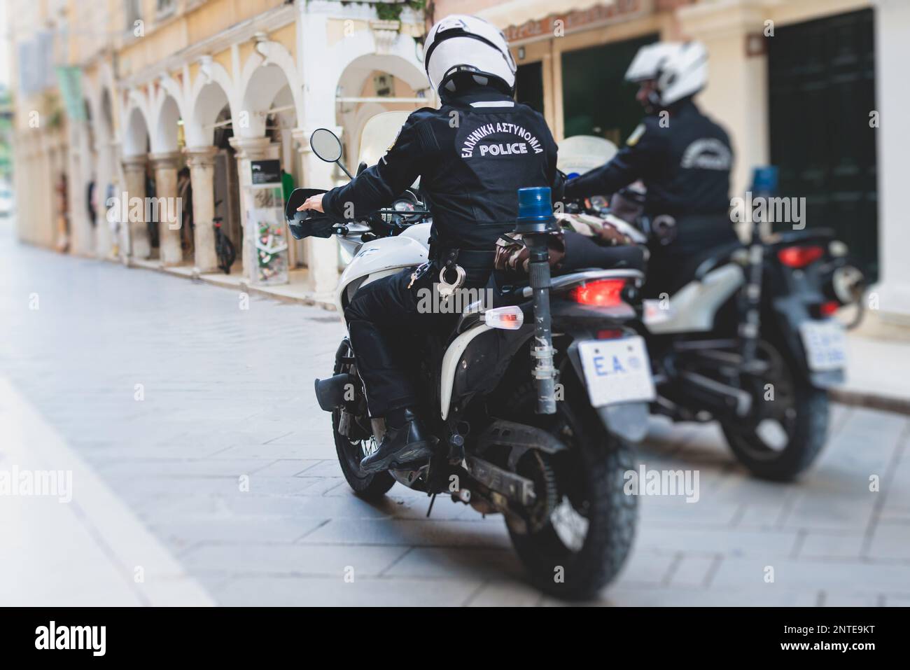 Corfu police hi-res stock photography and images - Alamy