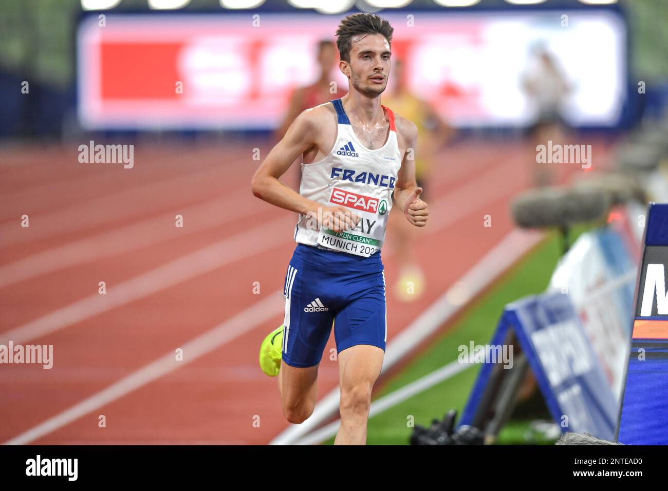 Hugo Hay (France). 5000m. European Championships Munich 2022 Stock ...