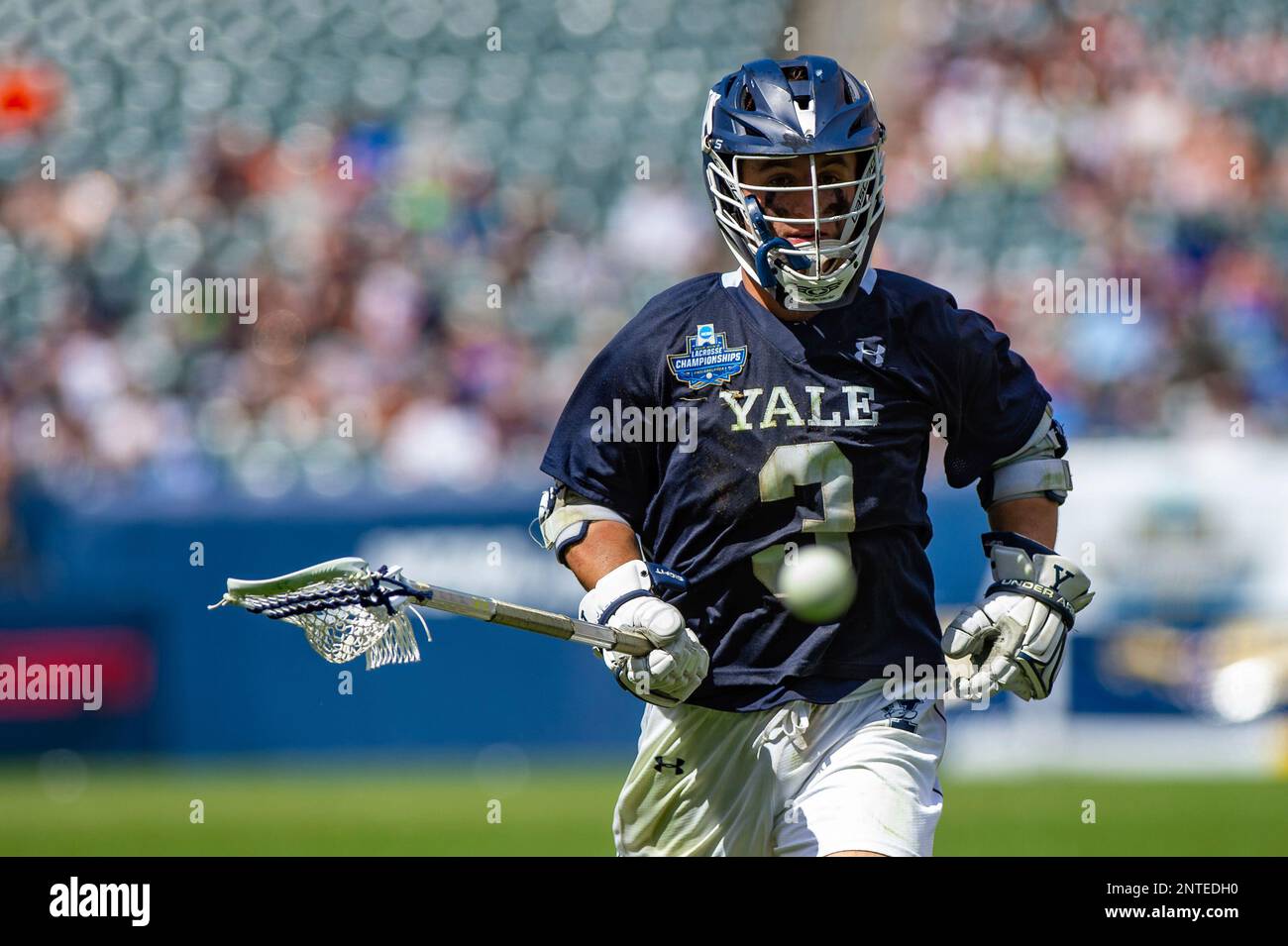 PHILADELPHIA, PA - MAY 27: Yale Bulldogs attacker Ian Laviano (3 ...