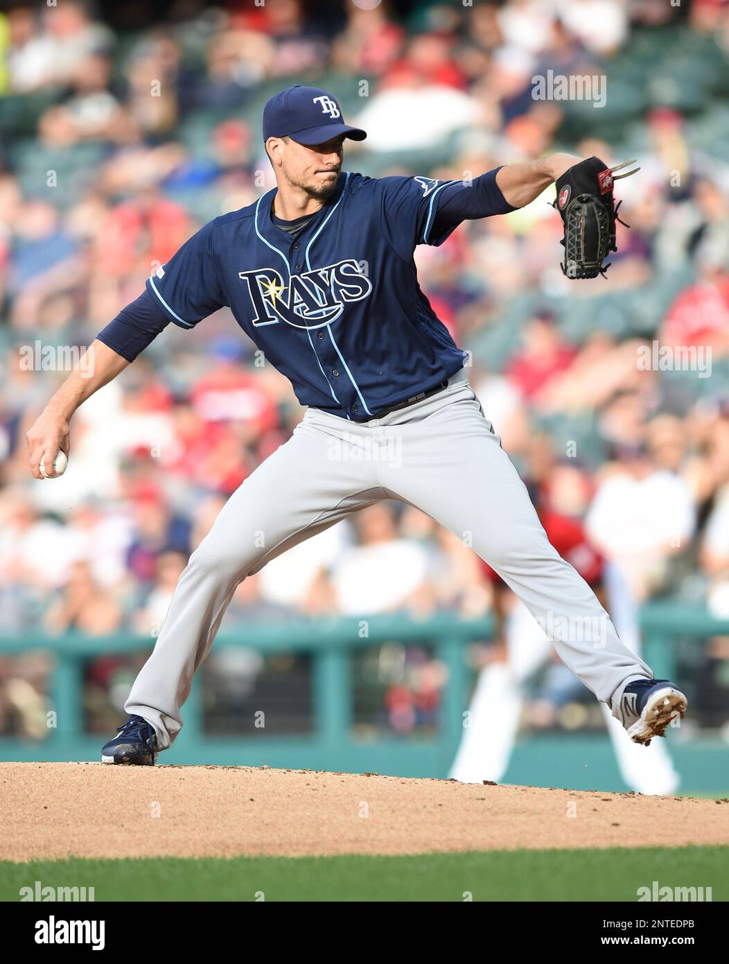 Tampa Bay Rays pitcher Charlie Morton (50) pitches against the ...