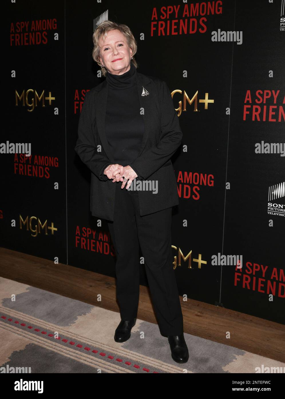 Actor Eve Plumb attends the premiere of MGM+ limited series "A Spy ...