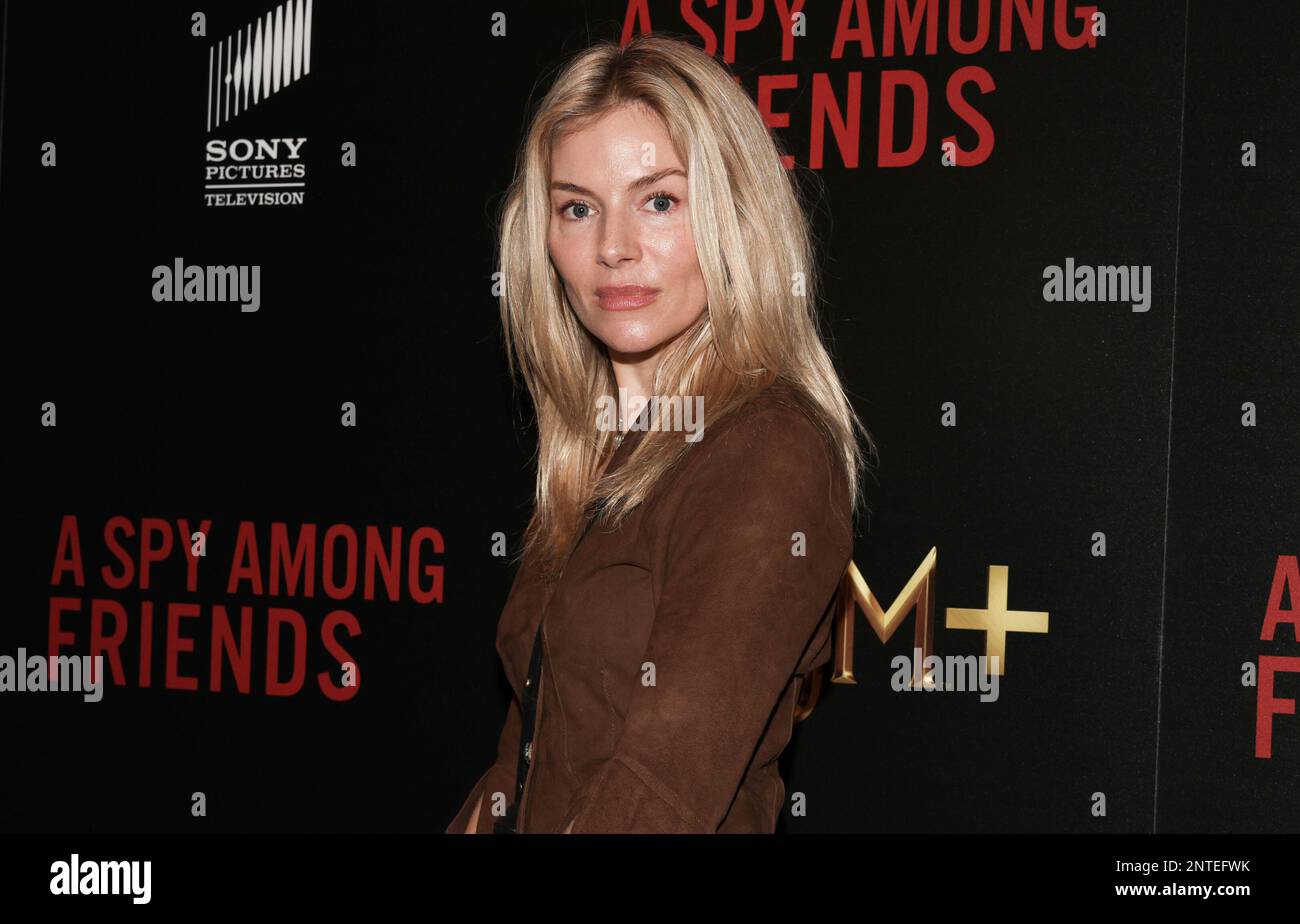 Actor Sienna Miller attends the premiere of MGM+ limited series "A Spy ...