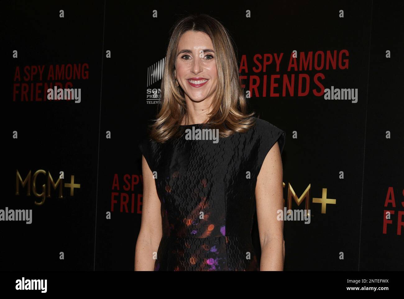 Sarah Megan attends the premiere of MGM+ limited series "A Spy Among ...
