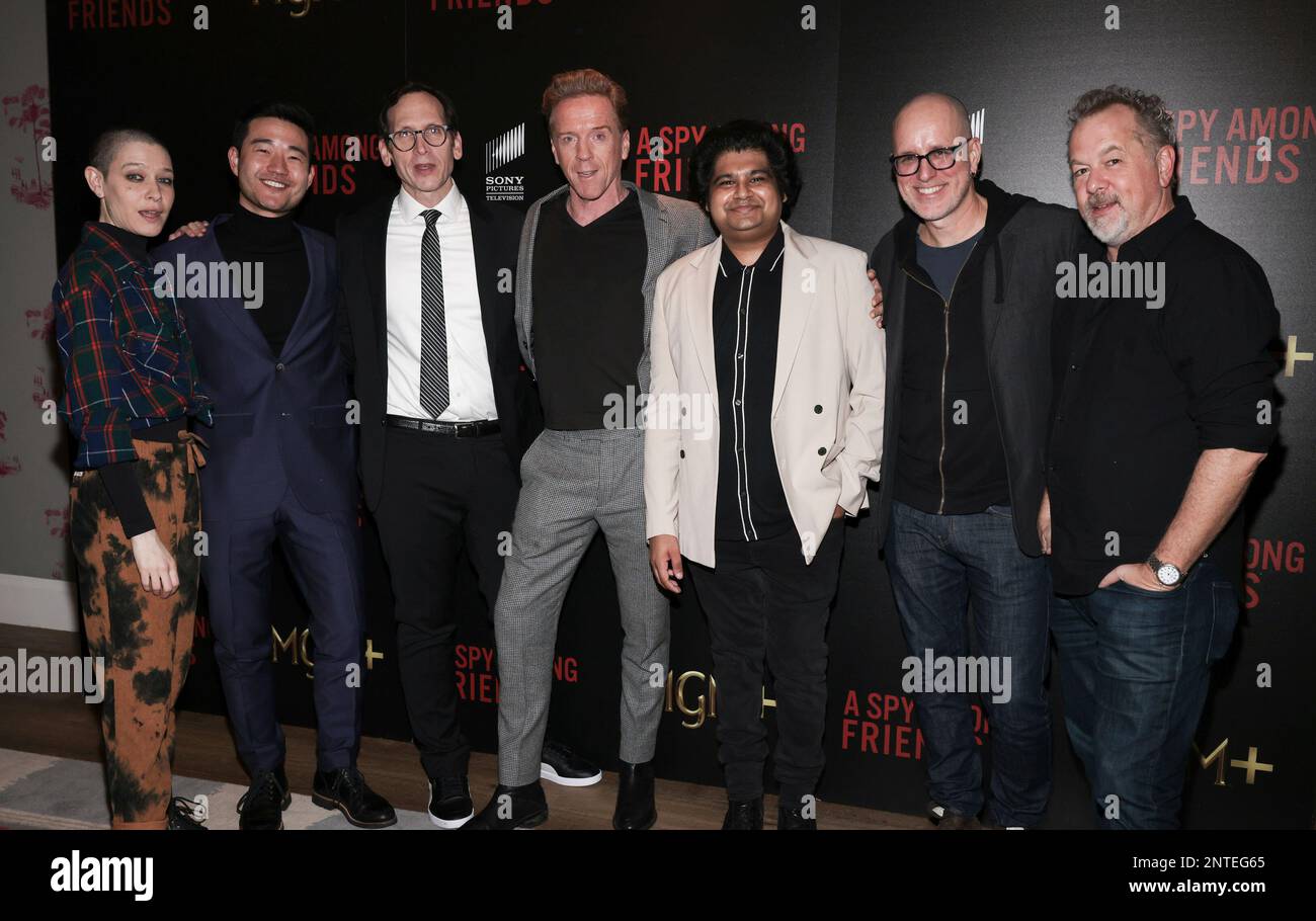 Asia Kate Dillon, left, Daniel K. Isaac, Stephen Kunken, Damian Lewis ...