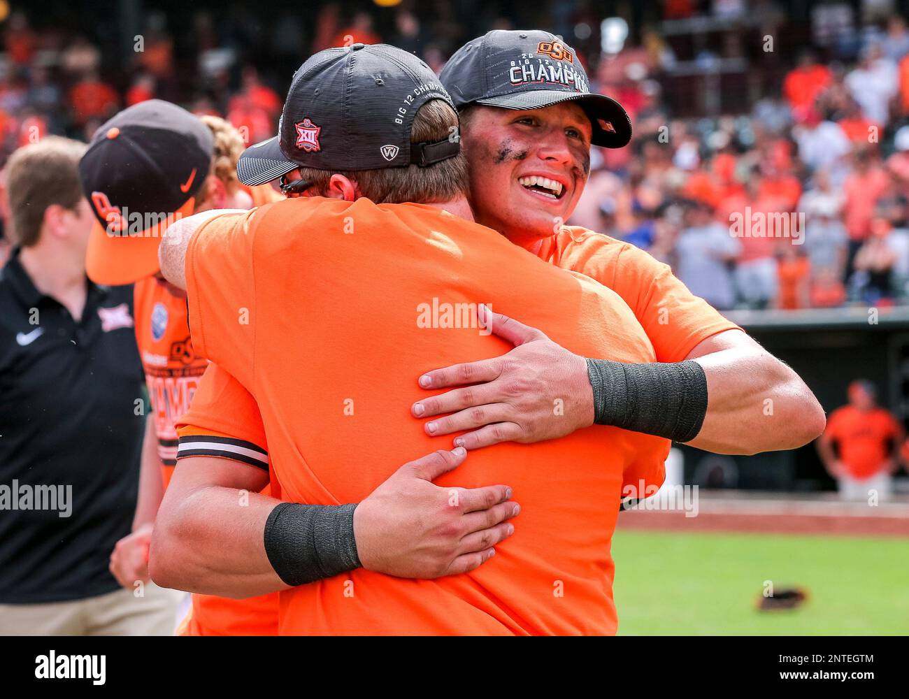 May 26, 2019: Oklahoma State University outfielder Cade Cabbiness (15 ...