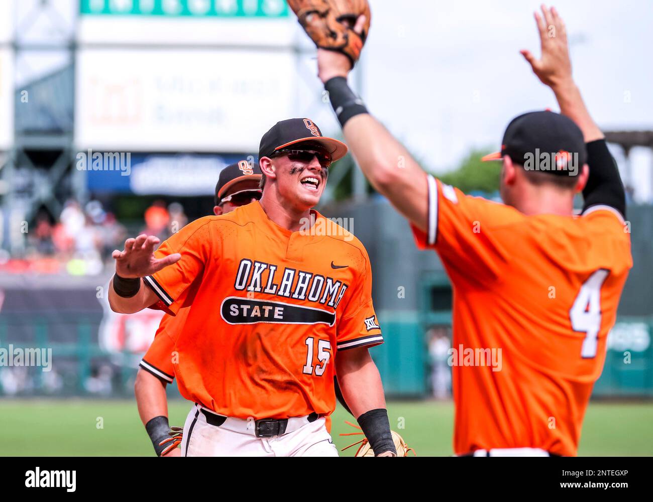 May 25, 2019: Oklahoma State University outfielder Cade Cabbiness (15 ...