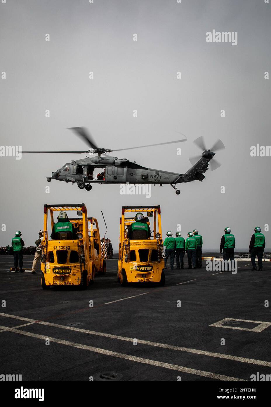 230226-N-EL850-1039 ADRIATIC SEA (Feb. 26, 2023) An MH-60S Nighthawk ...