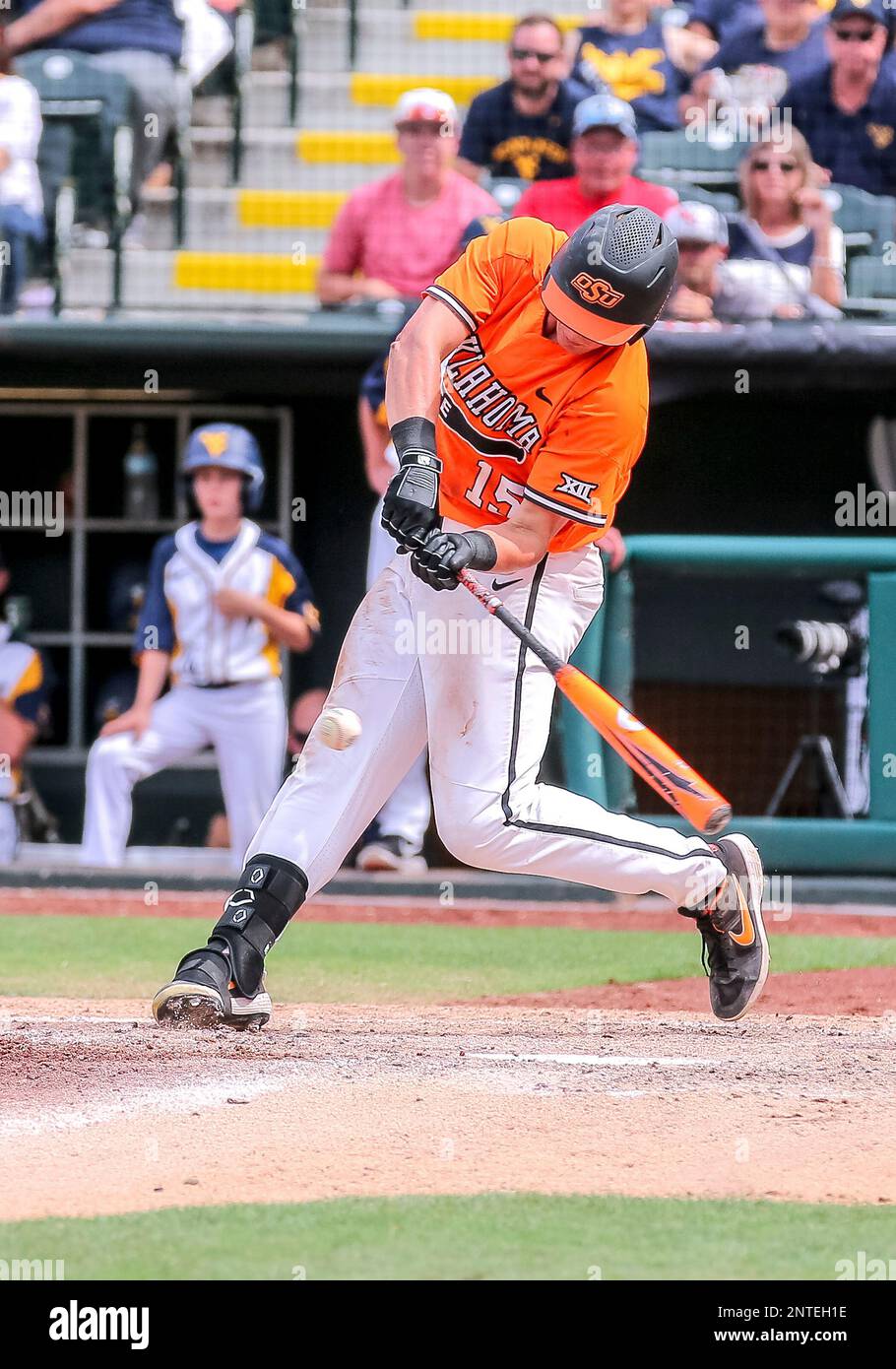 May 25, 2019: Oklahoma State University outfielder Cade Cabbiness (15 ...