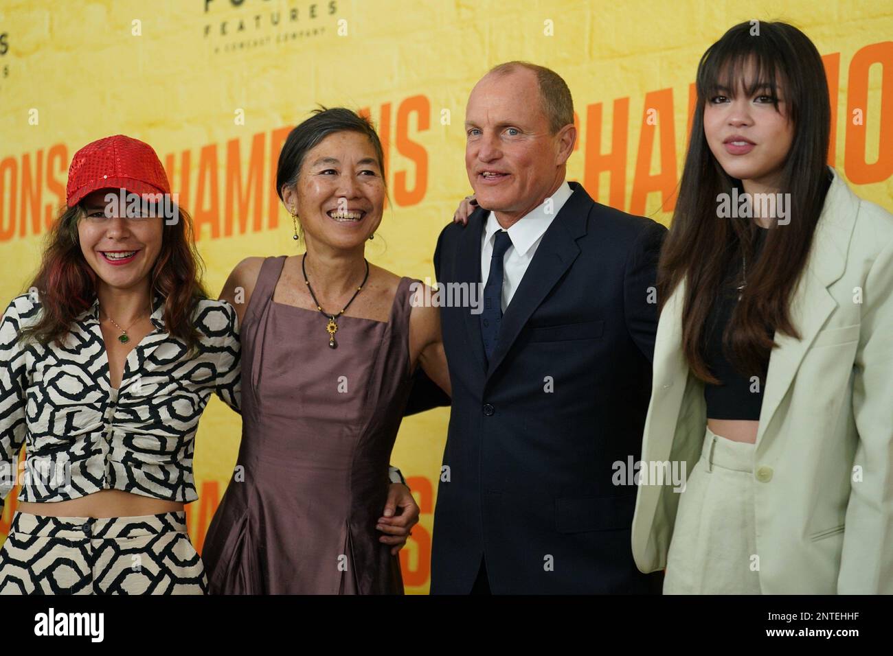 New York, NY, USA. 27th Feb, 2023. Woody Harrelson, Laura Louie ...