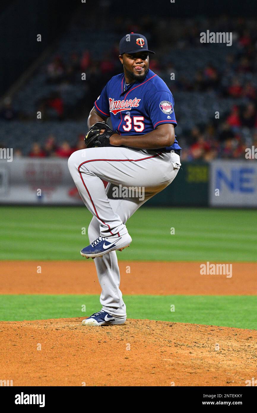 ANAHEIM, CA - MAY 21: Minnesota Twins pitcher Michael Pineda (35 ...