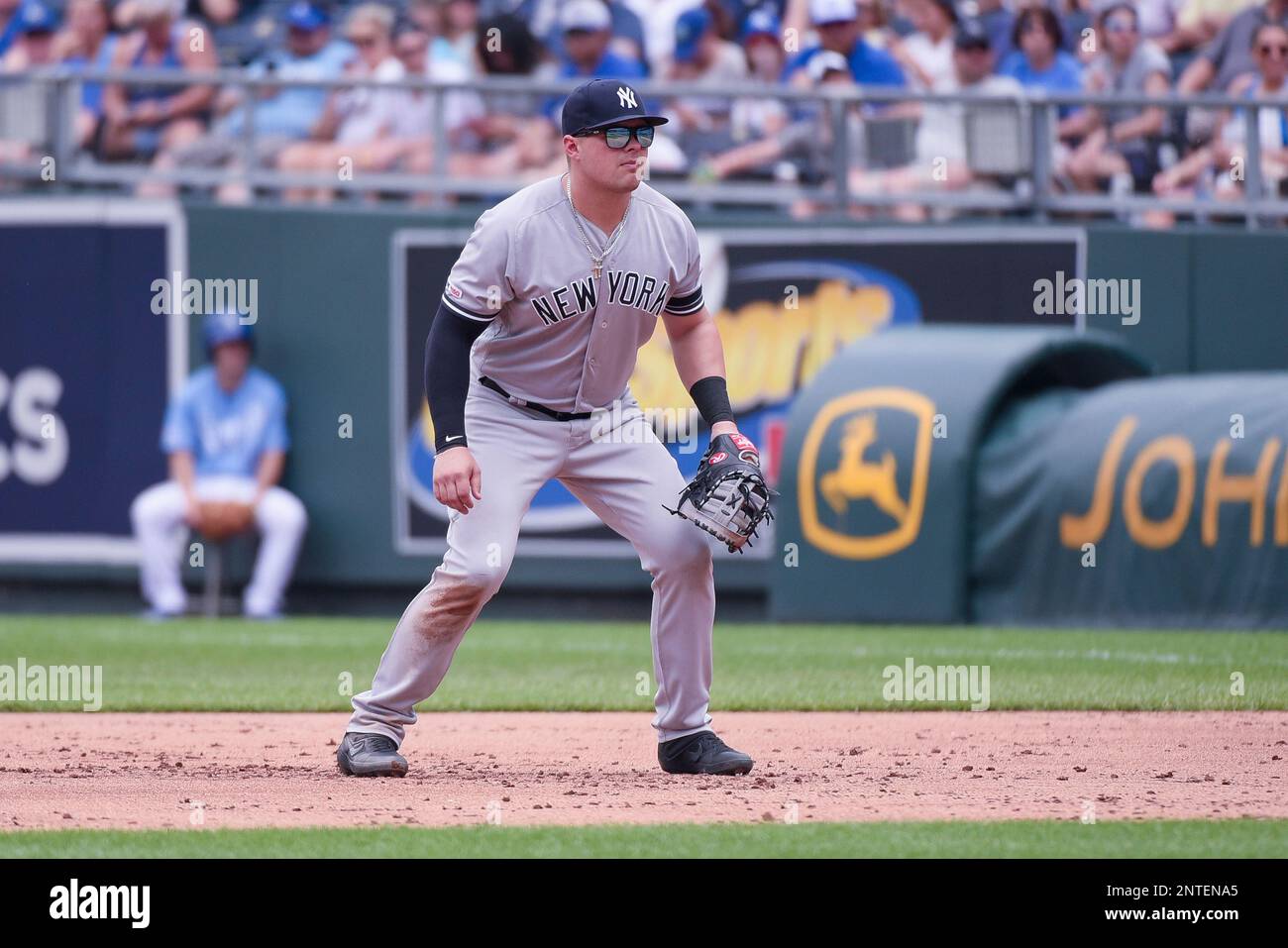 May 25, 2019: New York Yankees first baseman Luke Voit (45) during the ...
