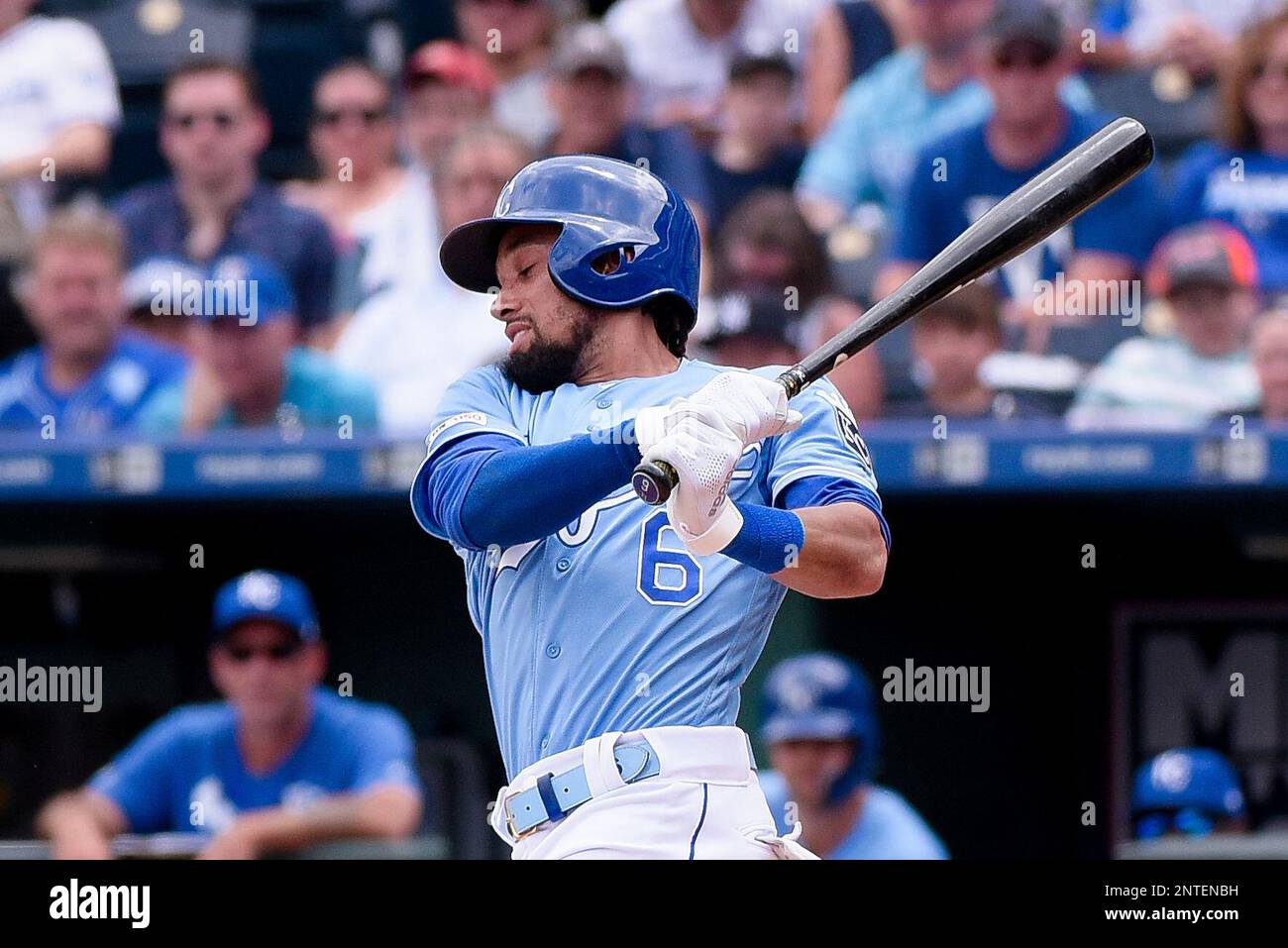 May 25, 2019: Kansas City Royals center fielder Billy Hamilton (6 ...