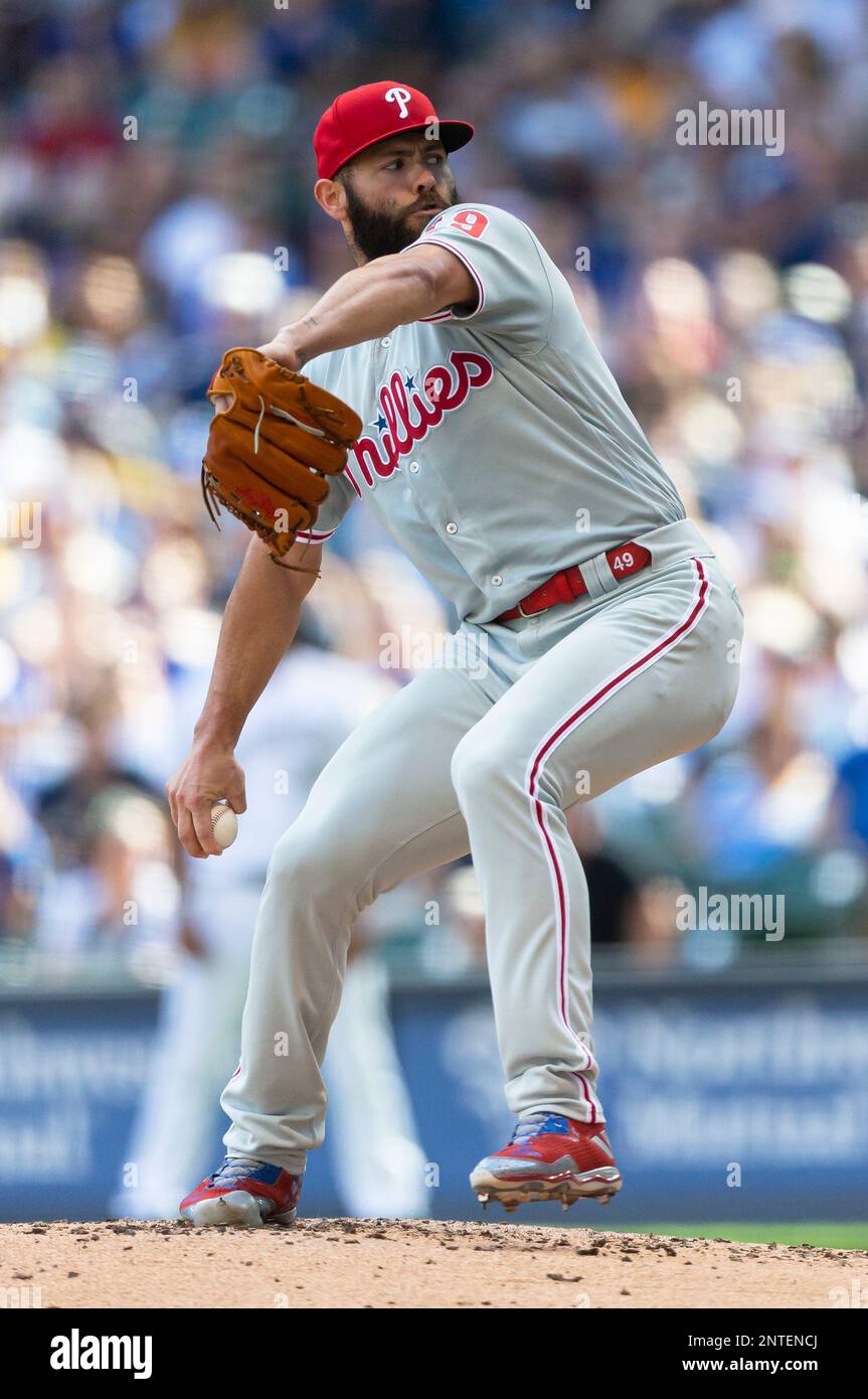 May 25, 2019: Philadelphia Phillies starting pitcher Jake Arrieta #49 ...
